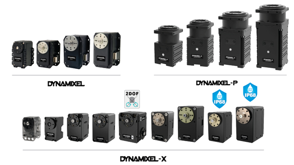 DYNAMIXEL | پیشروبات: محصولات رباتیک، آموزش رباتیک، قطعات ربات، پلتفرم روبات